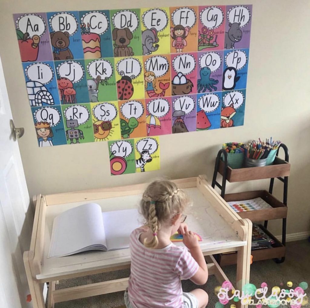 Alphabet Posters - Rainbow - Stay Classy Classrooms