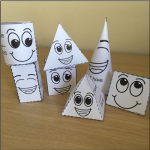 3D Shape Nets Christmas Buddies - Stay Classy Classrooms