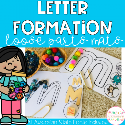 Letter Formation Mats - All Australian State Fonts - Stay Classy Classrooms