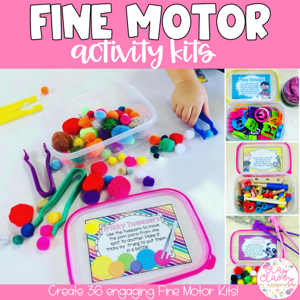 Fine Motor Activities Mega Pack - Stay Classy Classrooms