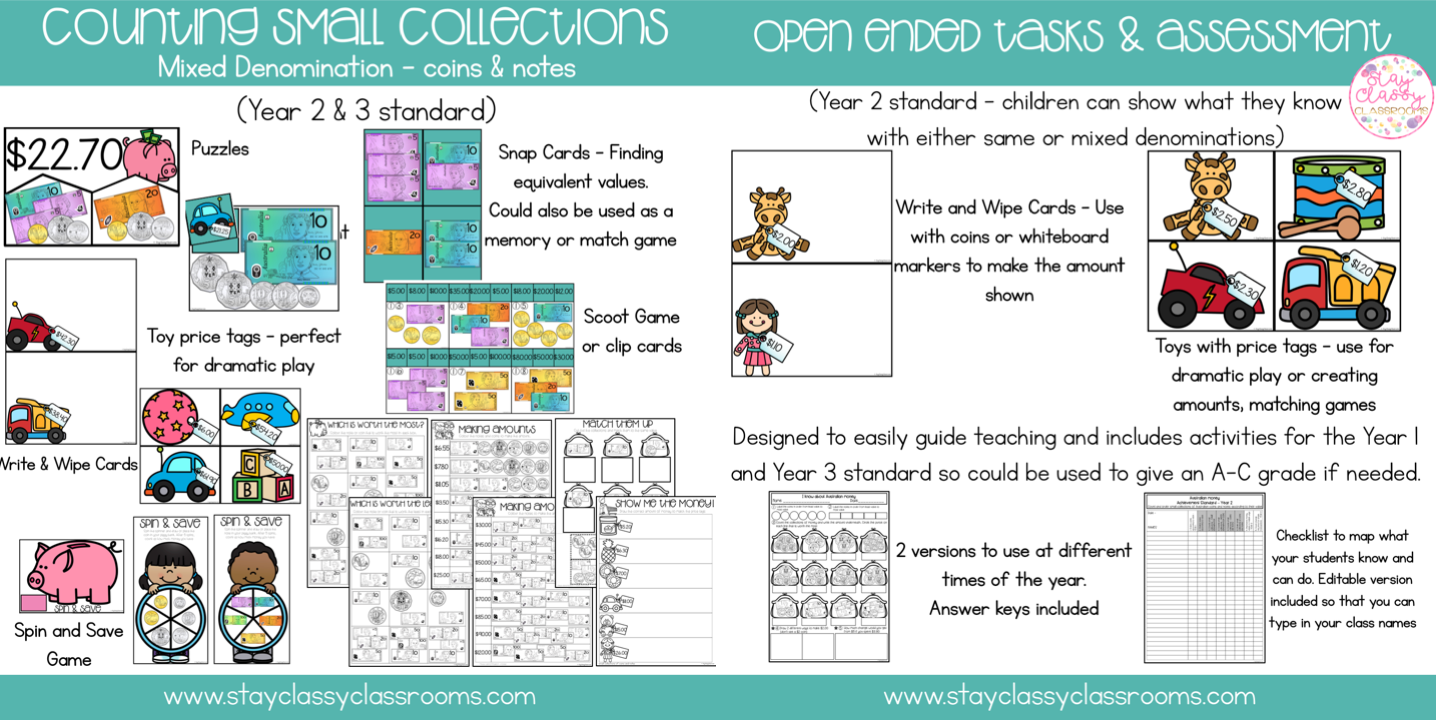 Australian Money Mega Pack - Stay Classy Classrooms