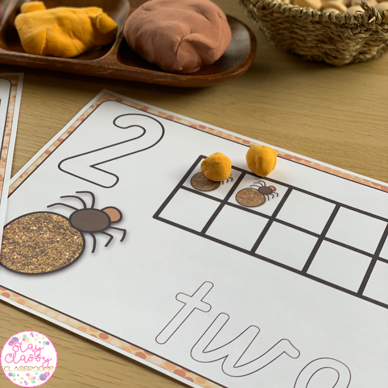 Australian Aboriginal Symbol Playdough Number Mats - Stay Classy Classrooms
