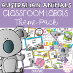 Australian Animals Classroom Theme Pack - Stay Classy Classrooms
