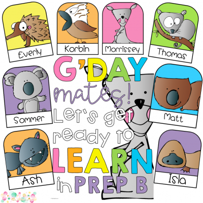 Australian Animals Classroom Theme Pack - Stay Classy Classrooms