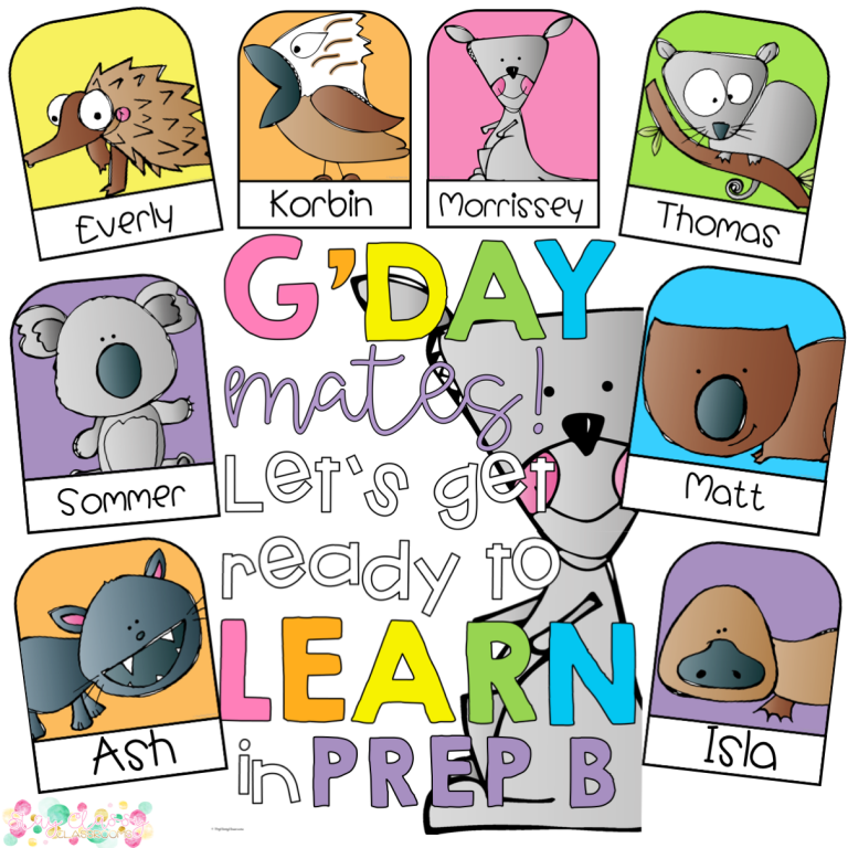 Australian Animals Classroom Theme Pack - Stay Classy Classrooms
