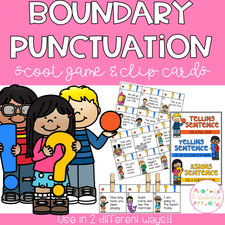 Punctuation Posters with Poems - Stay Classy Classrooms