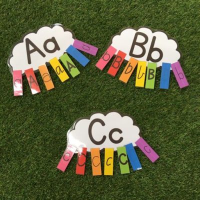 Letter Recognition Rainbows - Stay Classy Classrooms