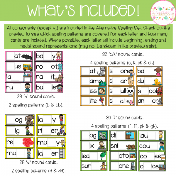 Consonant Build a Word - Stay Classy Classrooms