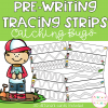 Pre-Writing Tracing Strips - Catching Bugs - Stay Classy Classrooms