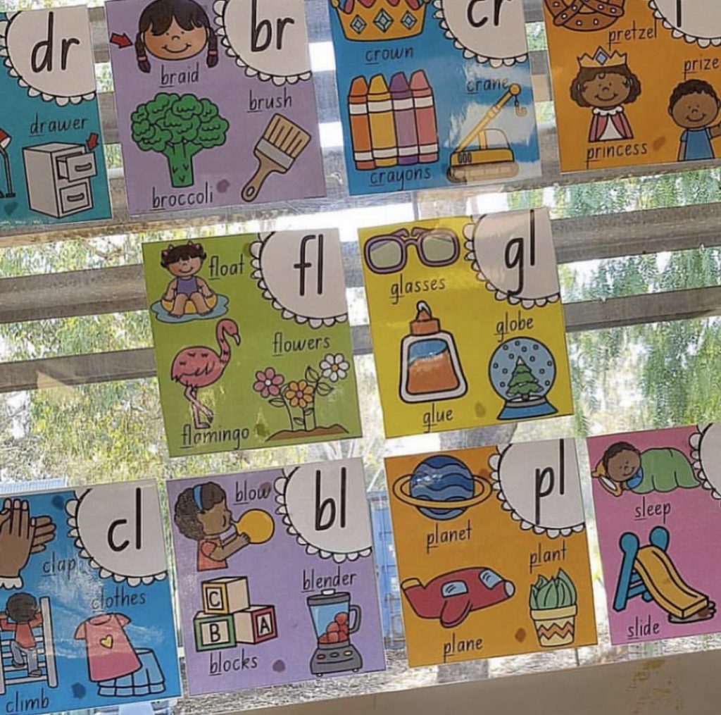 Digraph & Blends Posters - Rainbow - Stay Classy Classrooms