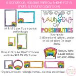 Rainbows Classroom Theme Pack - Stay Classy Classrooms