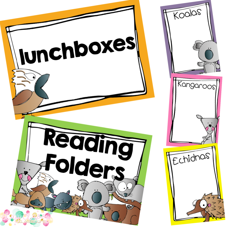 Australian Animals Classroom Theme Pack - Stay Classy Classrooms