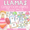 Llamas Classroom Theme Pack - Stay Classy Classrooms
