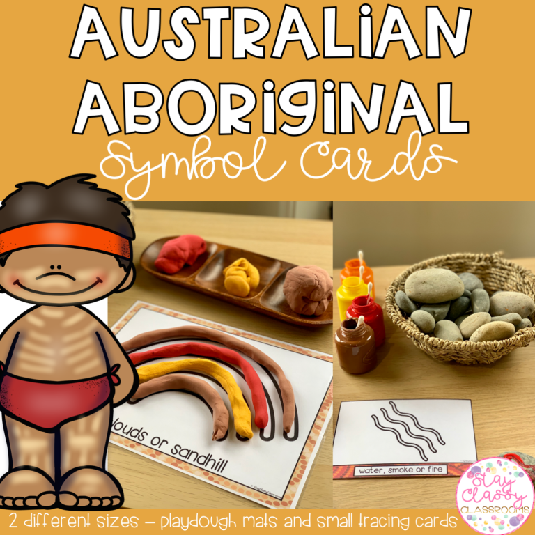 Australian Aboriginal Symbol Cards - Stay Classy Classrooms