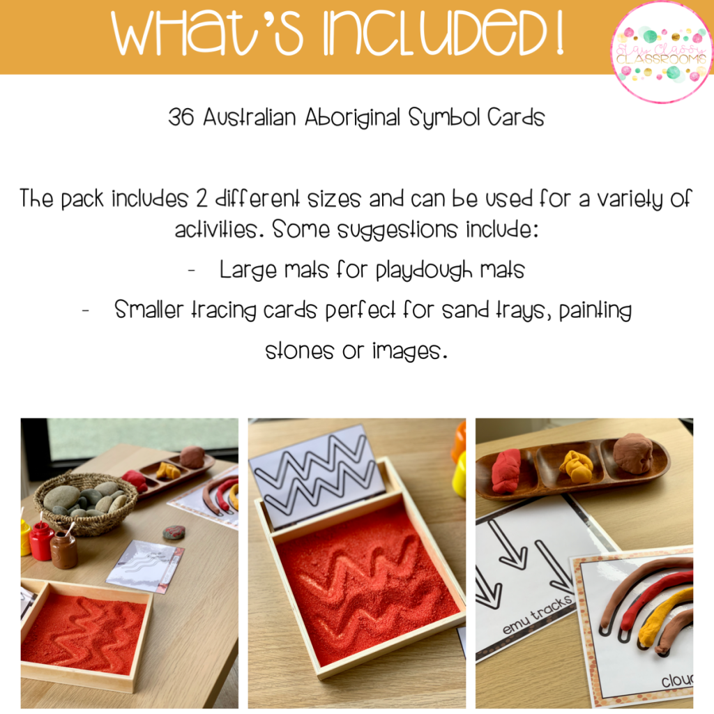 Australian Aboriginal Symbol Cards - Stay Classy Classrooms