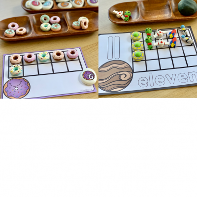 Playdough Number Mats GROWING BUNDLE - Stay Classy Classrooms