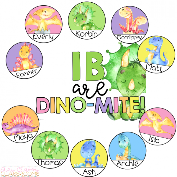 Dinosaurs Classroom Theme Pack - Stay Classy Classrooms