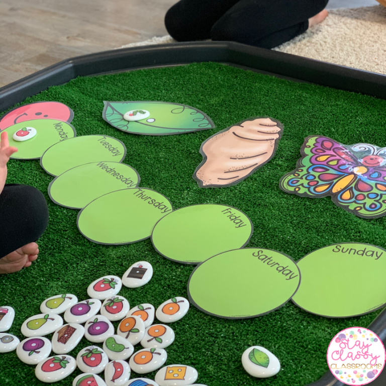 Caterpillar Days of the Week Sequencing - Stay Classy Classrooms