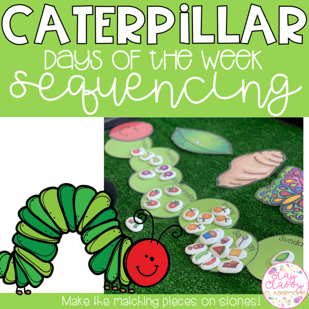 Caterpillar Days of the Week Sequencing - Stay Classy Classrooms