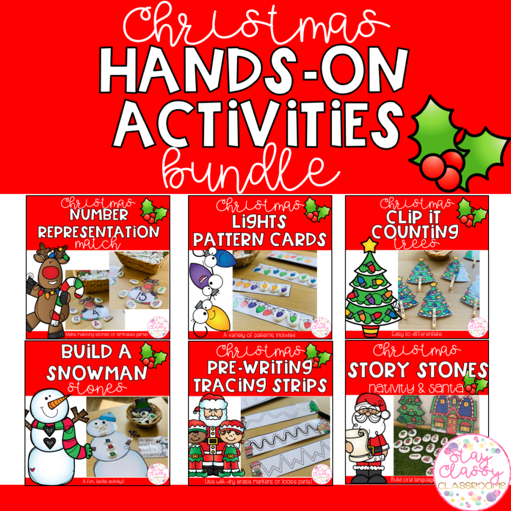 Christmas Hands-On Activities BUNDLE - Stay Classy Classrooms