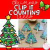 Christmas Clip It Counting Cards - Stay Classy Classrooms