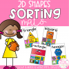 2D Shapes Sorting Mats - Stay Classy Classrooms