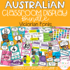 Australian Classroom Display Bundle - VICTORIAN FONTS - Stay Classy ...