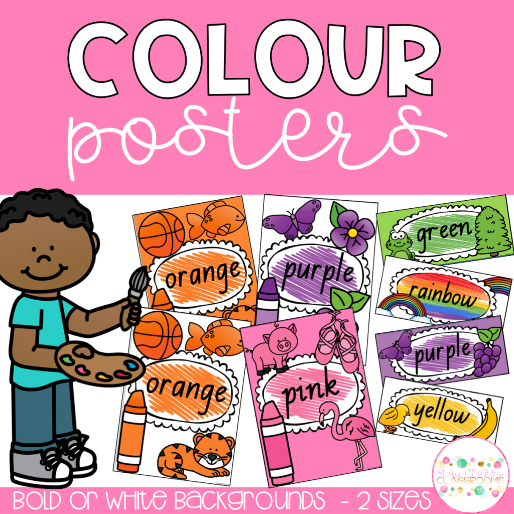 Colour Posters - Stay Classy Classrooms