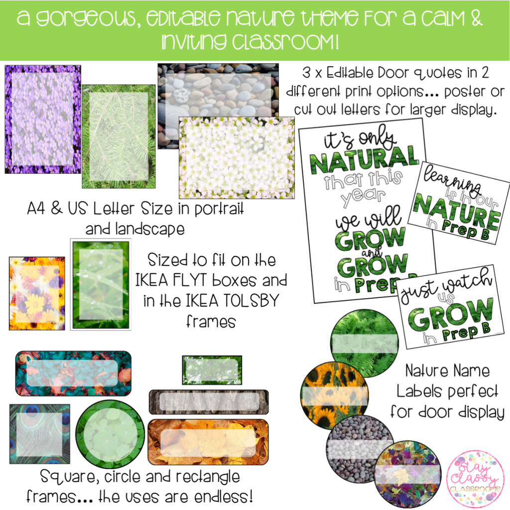 Nature Classroom Theme Pack - Stay Classy Classrooms