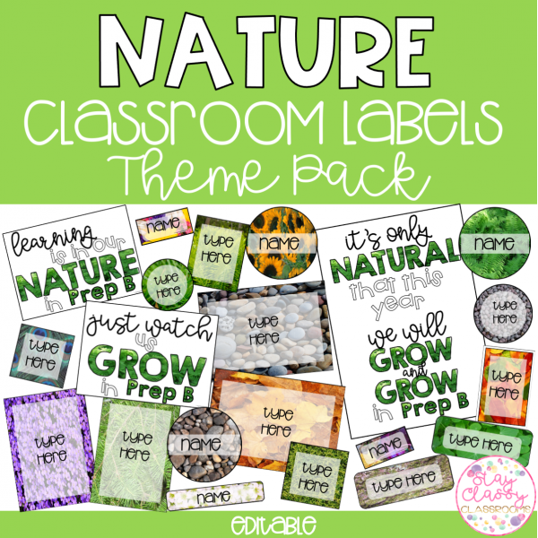 Nature Classroom Theme Pack - Stay Classy Classrooms