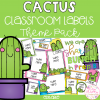Cactus Classroom Theme Pack - Stay Classy Classrooms