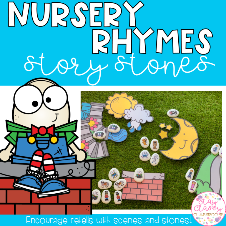 Nursery Rhyme Story Stones - Stay Classy Classrooms