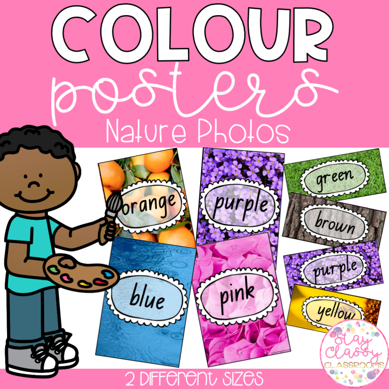 Colour Posters - Nature Photos - Stay Classy Classrooms