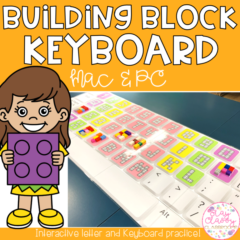 Building Blocks Interactive Keyboard - Stay Classy Classrooms