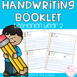 Handwriting Booklets - Year 2 TASMANIAN Font - Stay Classy Classrooms