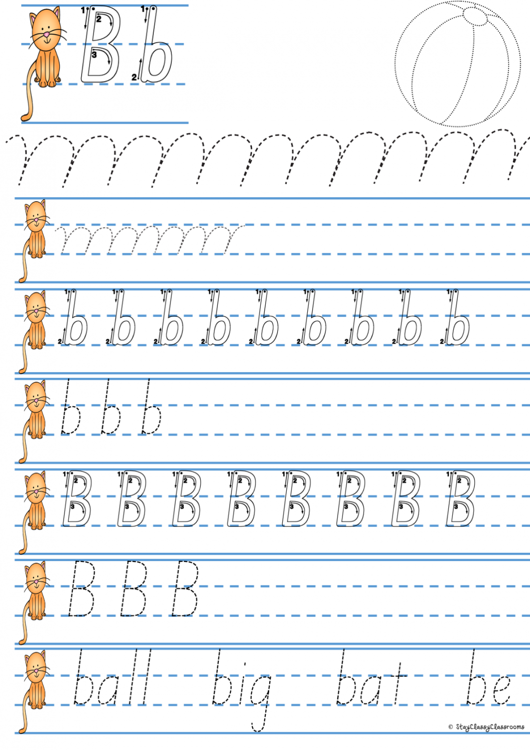 Handwriting Booklets - TASMANIAN PRINT Font - Stay Classy Classrooms