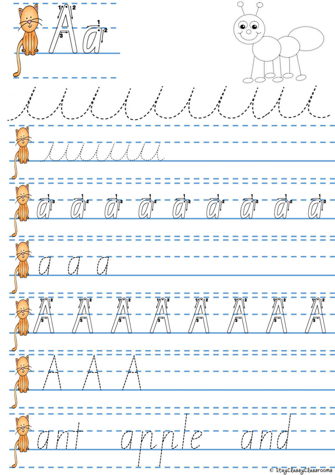 Handwriting Booklets - Year 1 VICTORIAN fonts - Stay Classy Classrooms