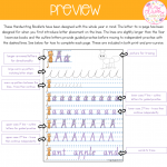 Handwriting Booklets - Year 1 VICTORIAN fonts - Stay Classy Classrooms