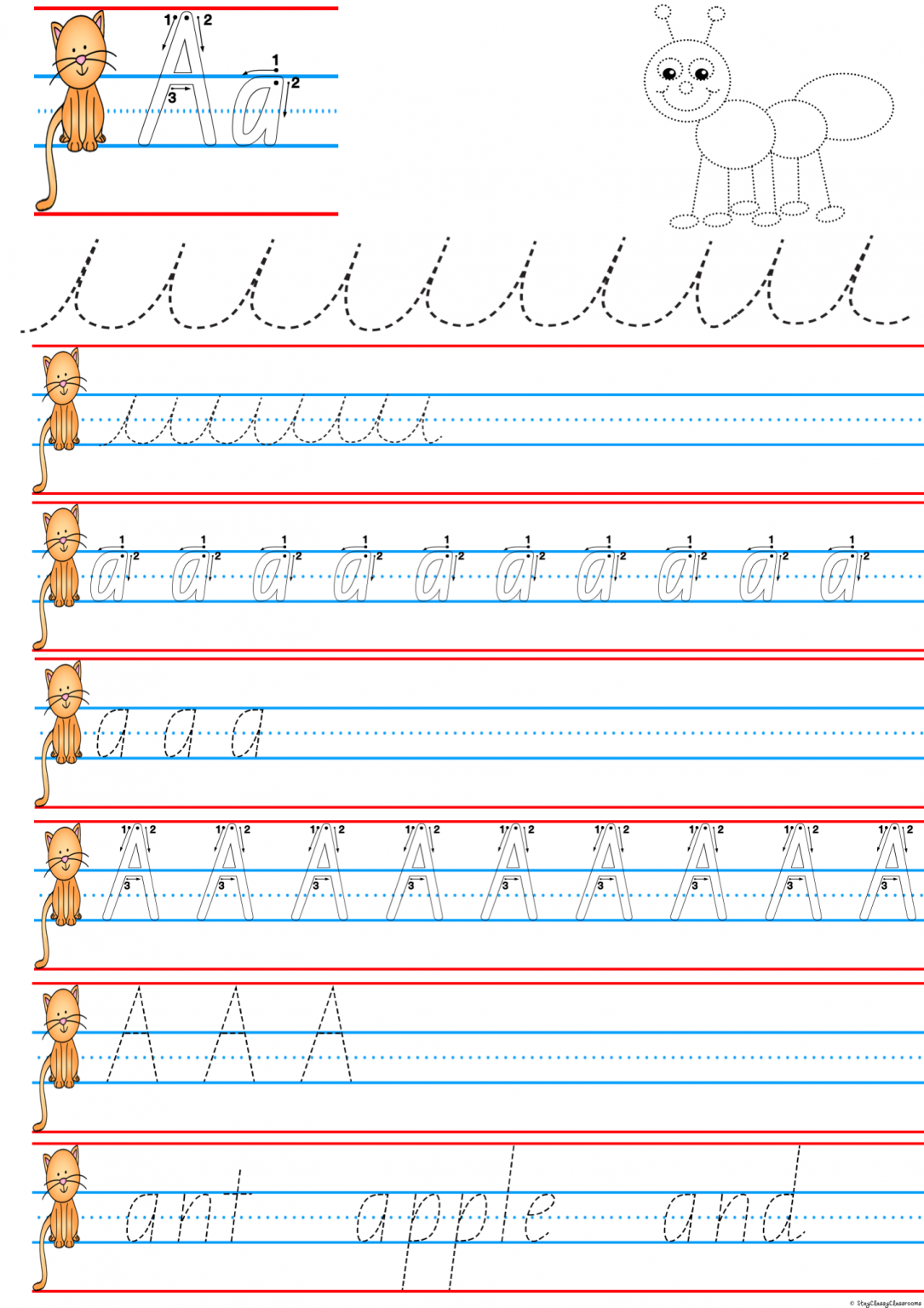 Handwriting Booklets - QLD Year 1 - Stay Classy Classrooms