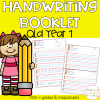 Handwriting Booklets - QLD Year 1 - Stay Classy Classrooms
