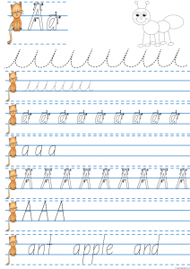 Handwriting Booklets - New South Wales PRINT Font - Stay Classy Classrooms