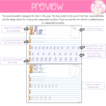 Handwriting Booklets - New South Wales PRINT Font - Stay Classy Classrooms