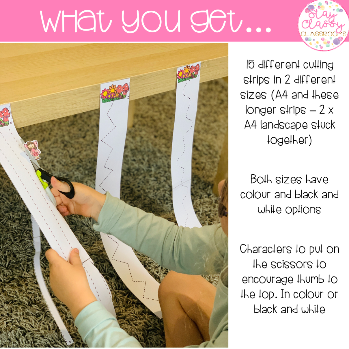 Fairies Cutting Strips - Stay Classy Classrooms
