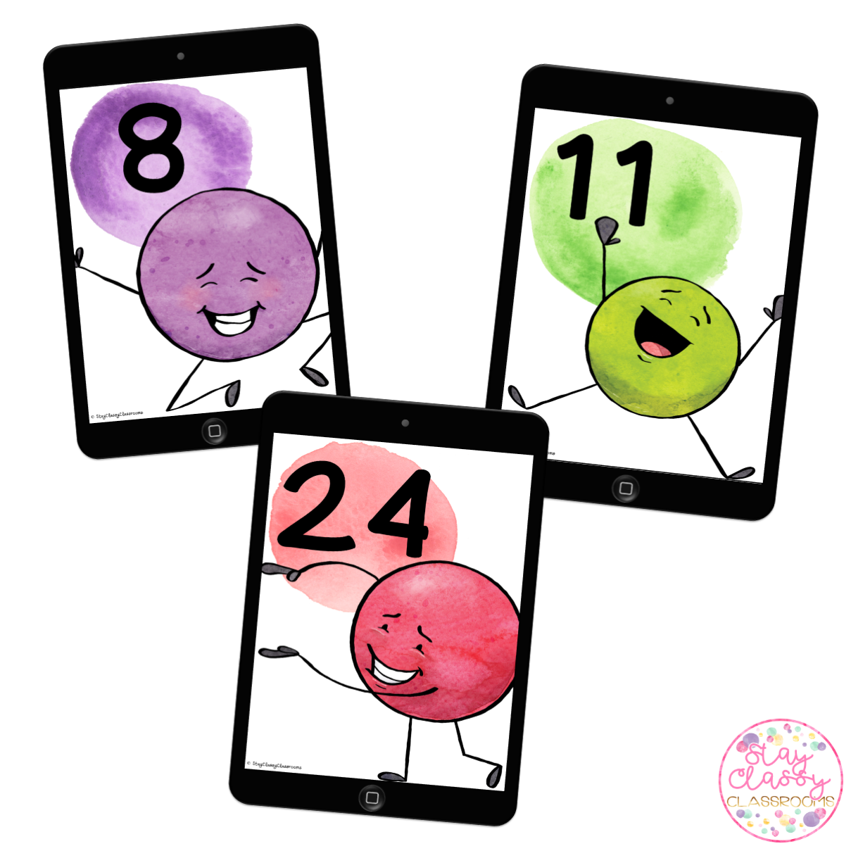iPad Numbered Wallpapers - Stay Classy Classrooms
