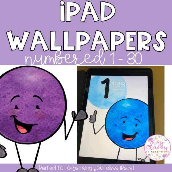 iPad Numbered Wallpapers - Stay Classy Classrooms
