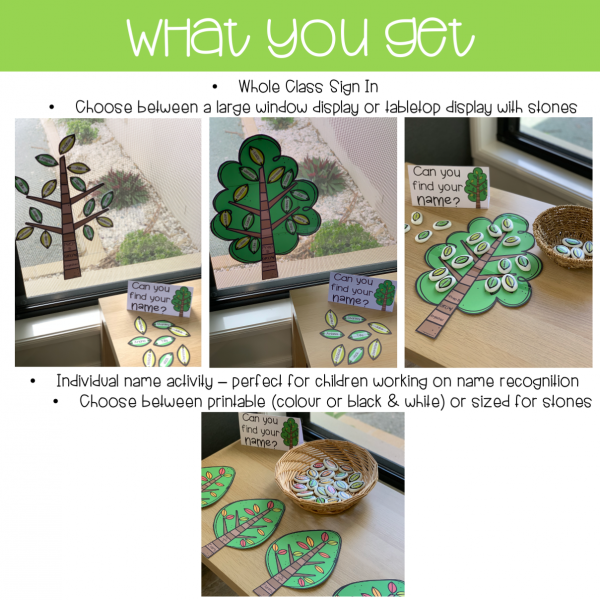 Name Tree - Class Sign In and Individual Activities - Stay Classy ...