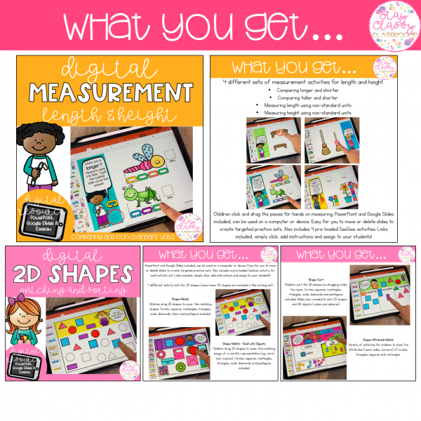 Digital Maths Variety BUNDLE - Stay Classy Classrooms