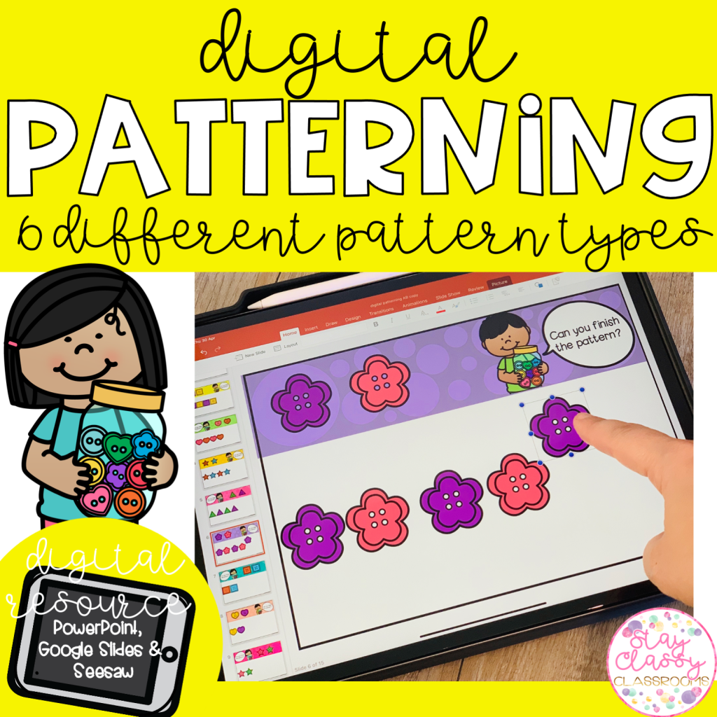 Digital Patterning - Stay Classy Classrooms