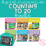 Digital Counting to 20 BUNDLE - Stay Classy Classrooms