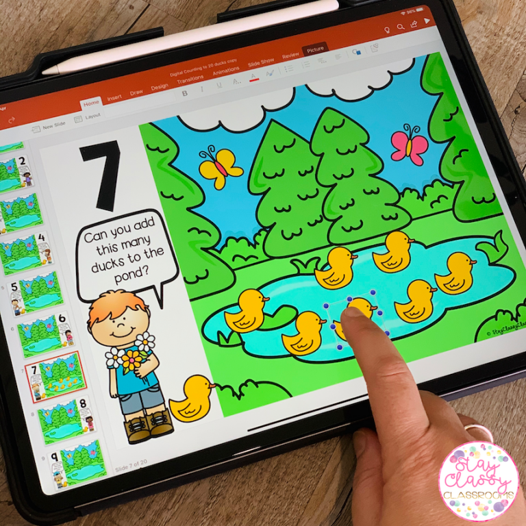 Digital Counting to 20 BUNDLE - Stay Classy Classrooms